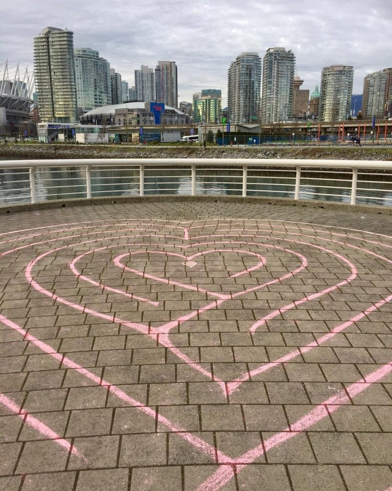 “Labrynthe” – Chalk Labyrinth – North East False Creek Seawall ...